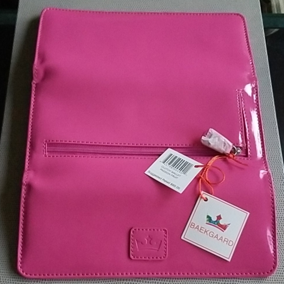 Baekgaard | Bags | Baekgaard Clutch Wallet Color Passion Fruit Nwt ...